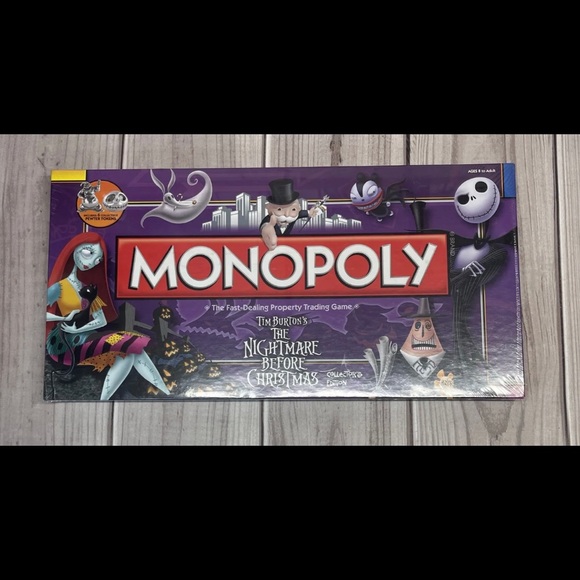 Hasbro | Toys | Monopoly Disney Tim Burtons The Nightmare Before ...